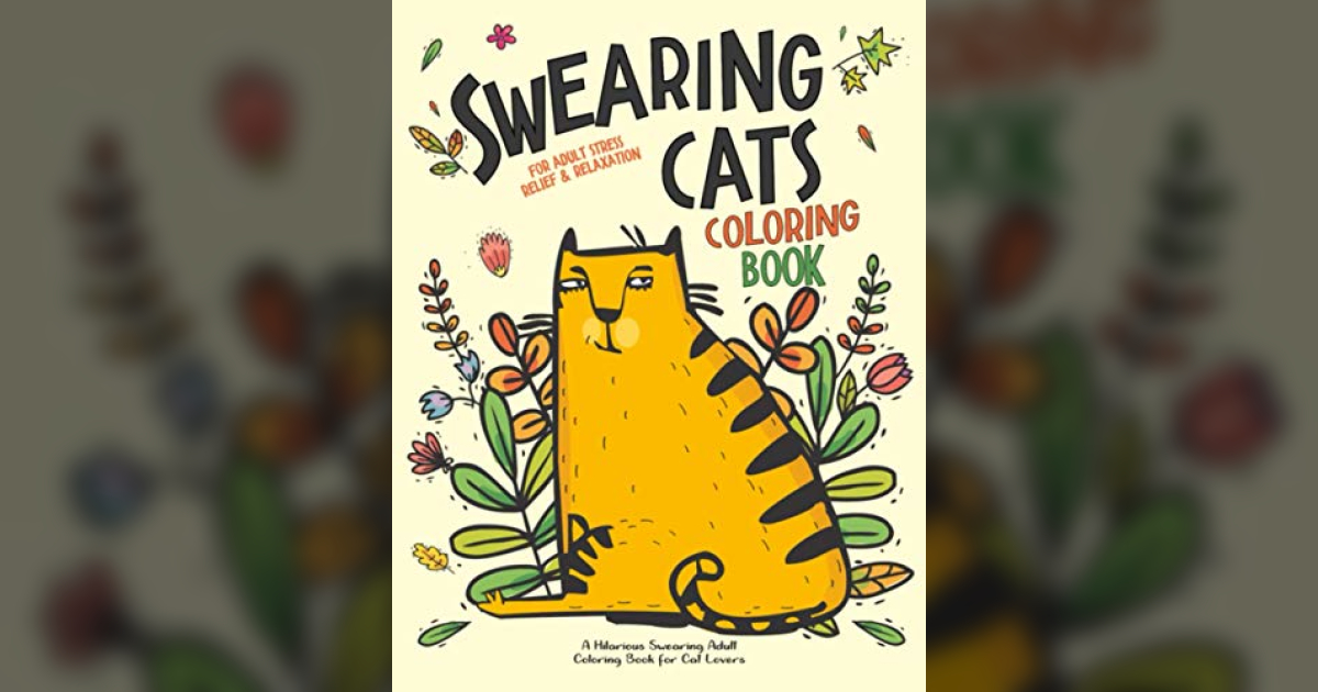 Funny Cat Adult Coloring Book to Beat the Summer Heat