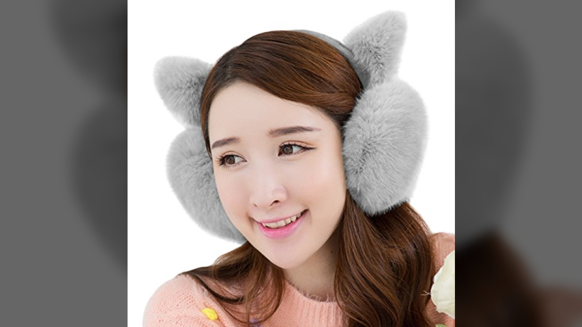 Super Cute Plush Cat Ear Earmuffs | Awesome Cat Gifts